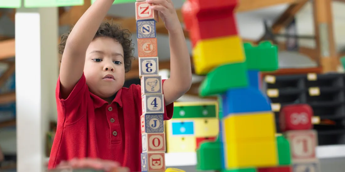 children learning through play
